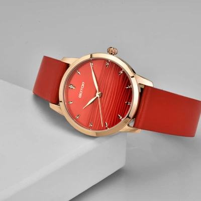 Half Stamp Dial Watch for Woman - SHENZHEN GOTOP WATCHES CO., LTD.